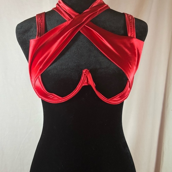 Adore Me | Intimates & Sleepwear | Quarter Cup Satin Bra | Poshmark